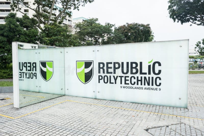 State of the Art of Republic Polytechnic School. Editorial Stock Image ...