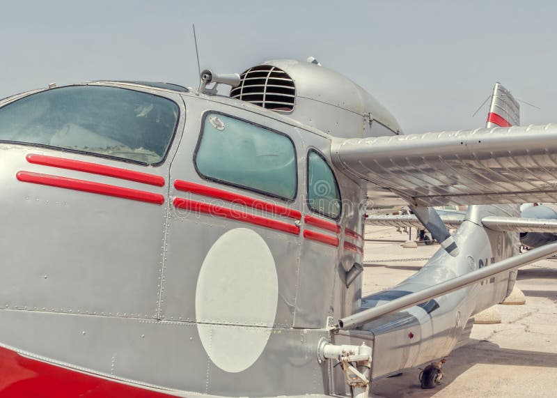 Republic Seabee Retro Seaplane Stock Image - Image of engine, fuselage ...