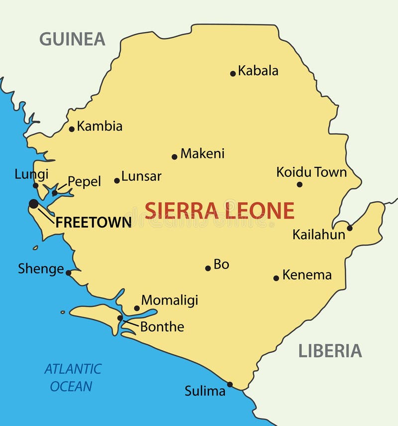 Sierra Leone Political Map