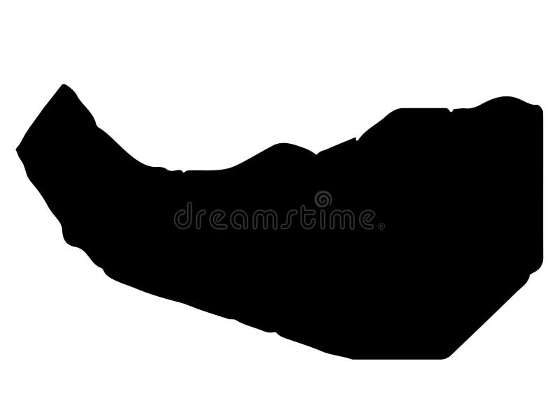 Republic of Somaliland Map Silhouette Vector Stock Vector ...