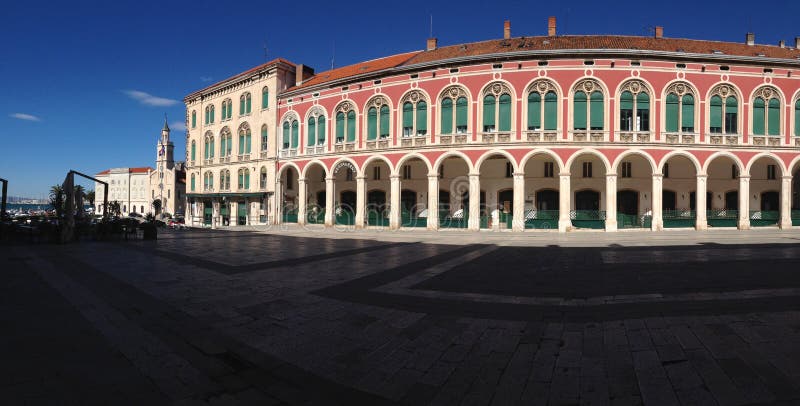Republic square panorama stock image. Image of republic - 73843021