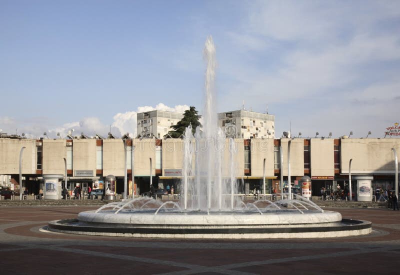 Republic Square in Podgorica. Editorial Stock Image - Image of landmark ...