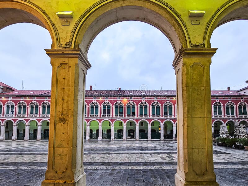 Republic Square in Split stock photo. Image of historic - 277836542