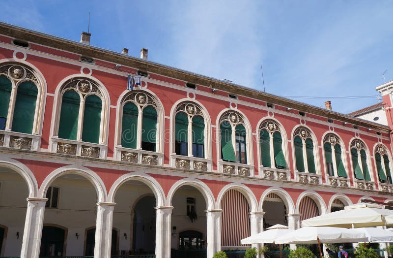 Republic Square or Prokurative in Split Editorial Image - Image of ...