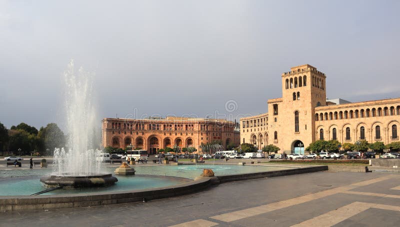 Republic Square in Spli stock image. Image of republic - 277835153
