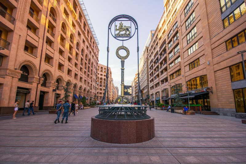 Republic Square in Yerevan Armenia Editorial Stock Image - Image of ...