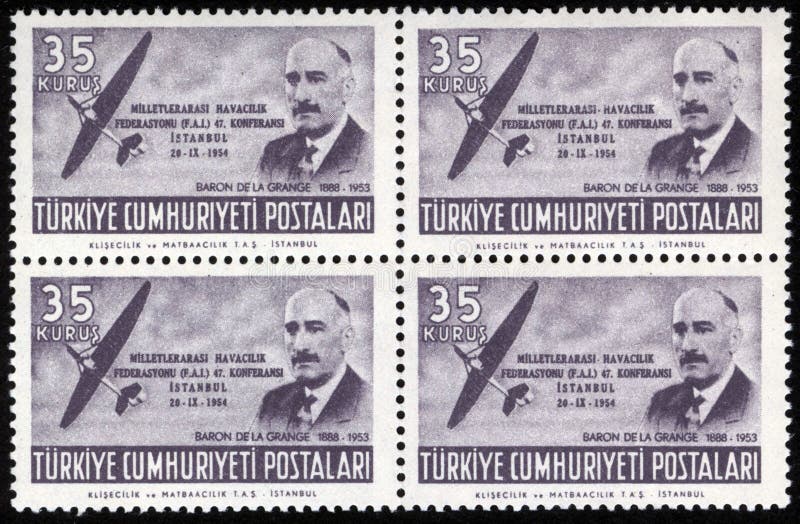 Republic of Turkey Postage Stamp. Editorial Photography - Image of ...