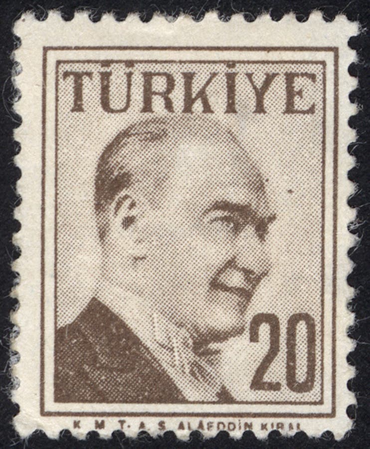Republic of Turkey Postage Stamps. Editorial Photography - Image of ...