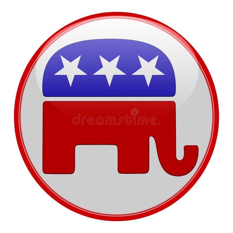 2016 Republican Elections Button Editorial Stock Image - Illustration ...