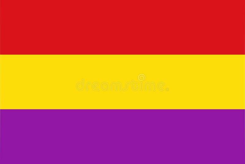 Republican flag of Spain stock vector. Illustration of 1931 - 79231880