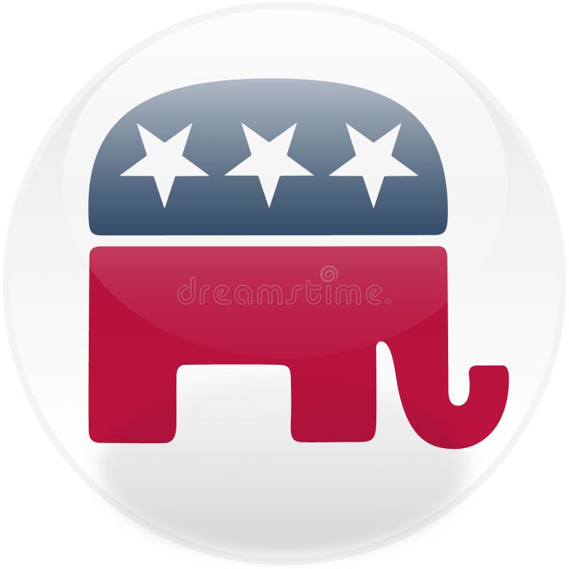 Republican Party icon editorial photography. Illustration of vector ...