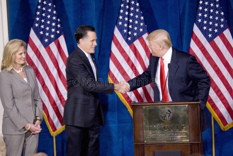 Republikansk Presidentkandidat Mitt Romney Redaktionell Fotografering ...