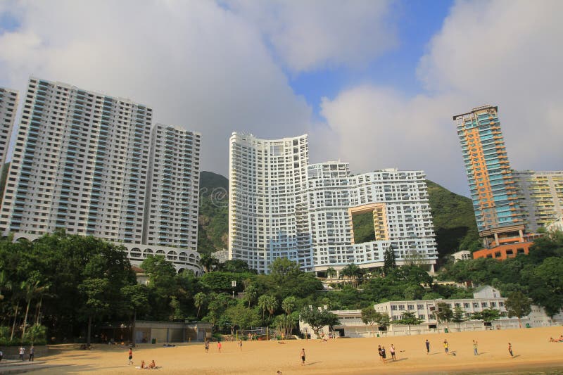 14 Sept 2013 Repulse Bay Beach, China Beachfront Skyline Editorial ...