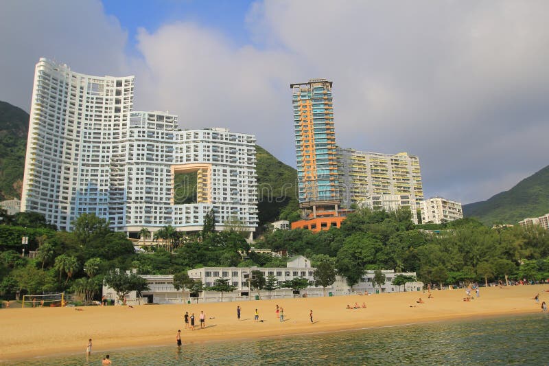14 Sept 2013 Repulse Bay Beach, China Beachfront Skyline Editorial ...