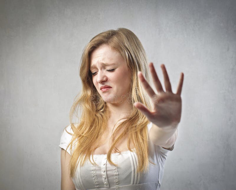 Repulsión imagen de archivo. Imagen de disgustado, joven - 25151685