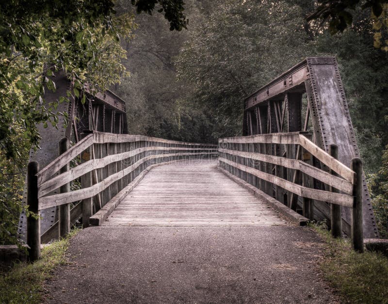Repurposed Railroad Bridge stock image. Image of repurpose - 23730719