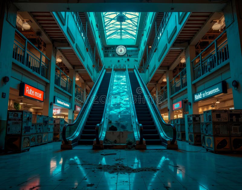 A Repurposed Shopping Mall Converted into a Data Center, Featuring ...