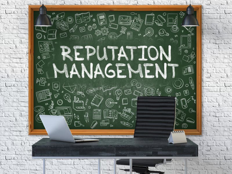 Reputation management stock image. Image of online, blackboard - 50108647