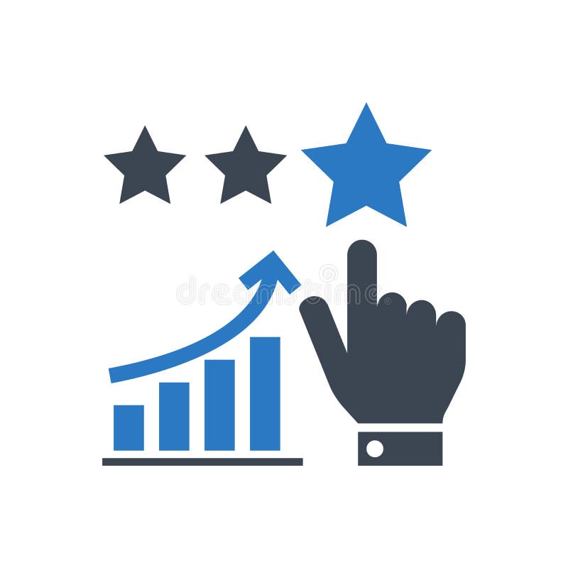 Reputation Vector Glyph Icon Stock Vector - Illustration of marketing ...