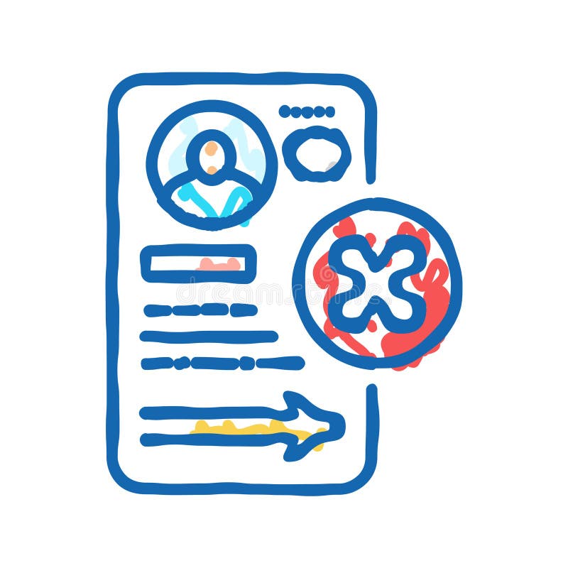 Request Closed Icon Doodle Illustration Stock Vector - Illustration of ...