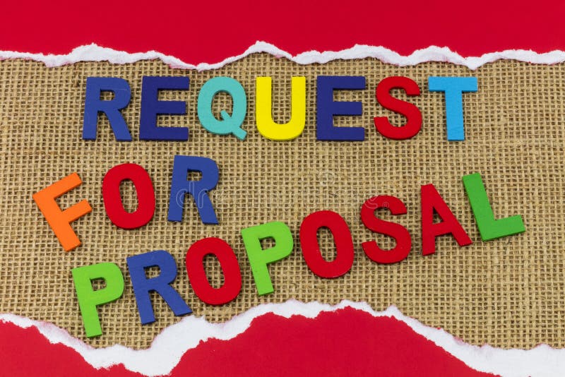 Request for Proposal Rfp Business Strategy Procurement Process Stock ...