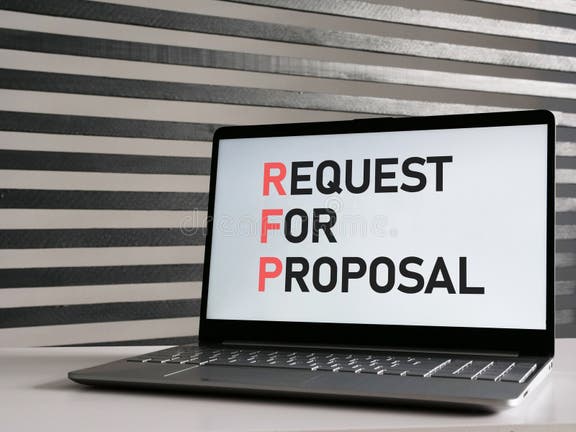 Request for Proposal is Shown Using the Text RFP Stock Image - Image of ...