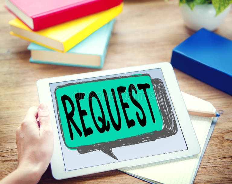 Request Requirement Desire Order Demand Concept Stock Photo - Image of ...