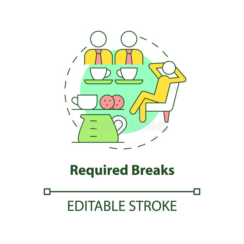 Employee Breaks Stock Illustrations – 143 Employee Breaks Stock ...