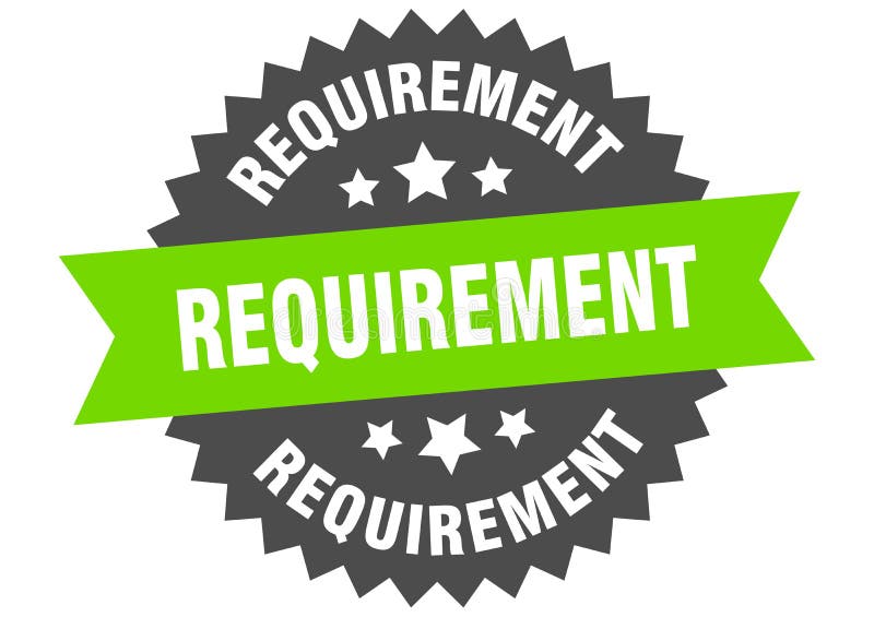 Requirement Label Stock Illustrations – 1,150 Requirement Label Stock ...