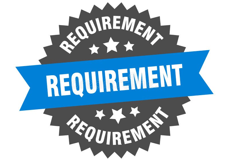 Requirement Sign Stock Illustrations – 1,645 Requirement Sign Stock ...