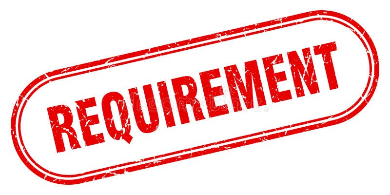 Requirement Sign Stock Illustrations – 1,645 Requirement Sign Stock ...