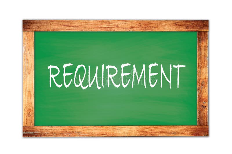 REQUIREMENT Text Written on Black Grungy Round Stamp Stock Illustration ...