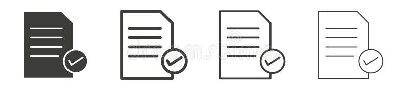 Requirements Icon Vector Set on White Background Stock Vector ...