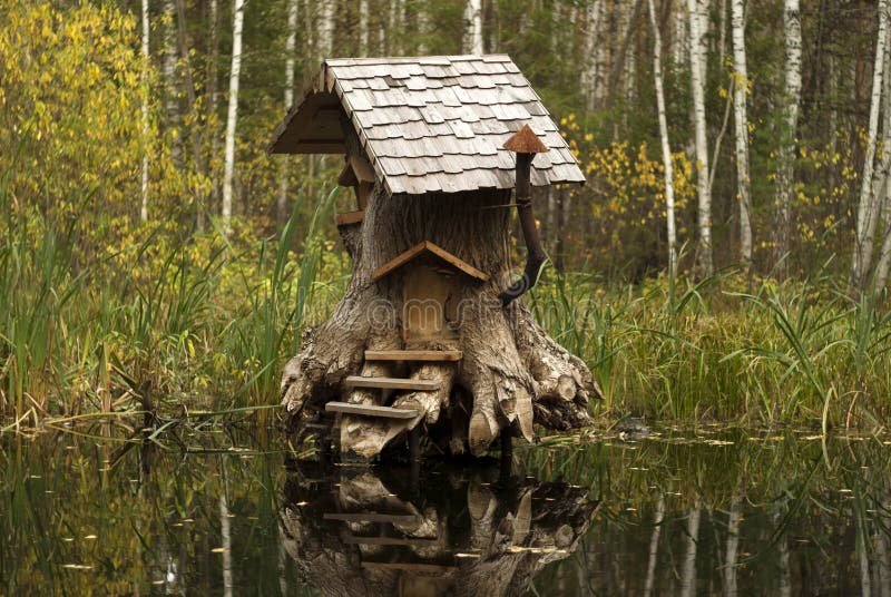 House of Fabulous Creatures in the Swamp Editorial Stock Image - Image ...