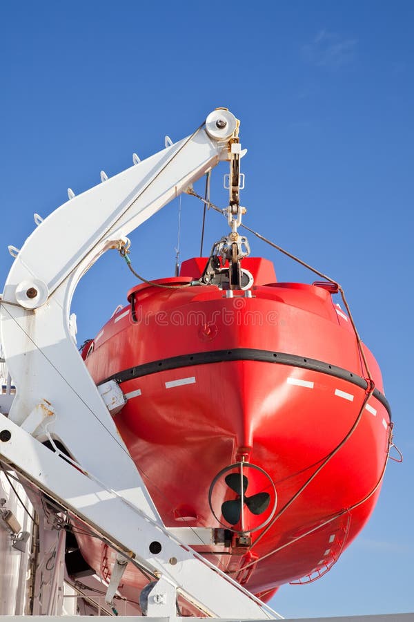 Rescue boat stock photo. Image of marine, mechanism, evacuation - 33668654