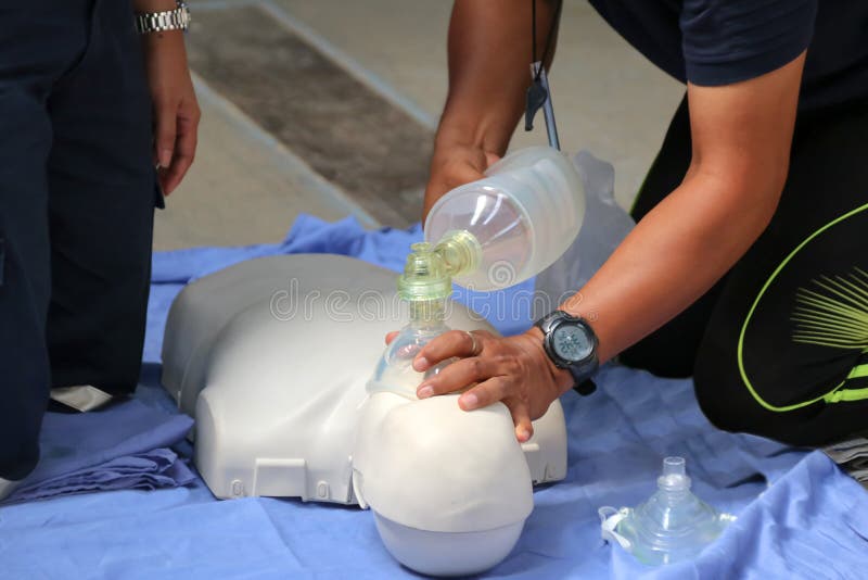 Rescue and CPR Training To First Aid. Stock Photo - Image of rescue ...