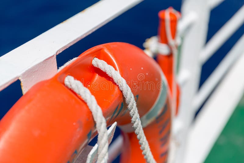 Rescue Equipment on the Ship Stock Photo - Image of ocean, safety: 87527170