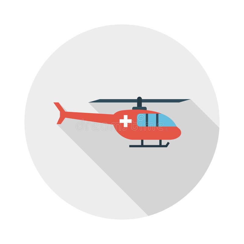 Rescue flat vector icon stock vector. Illustration of transport - 157462927