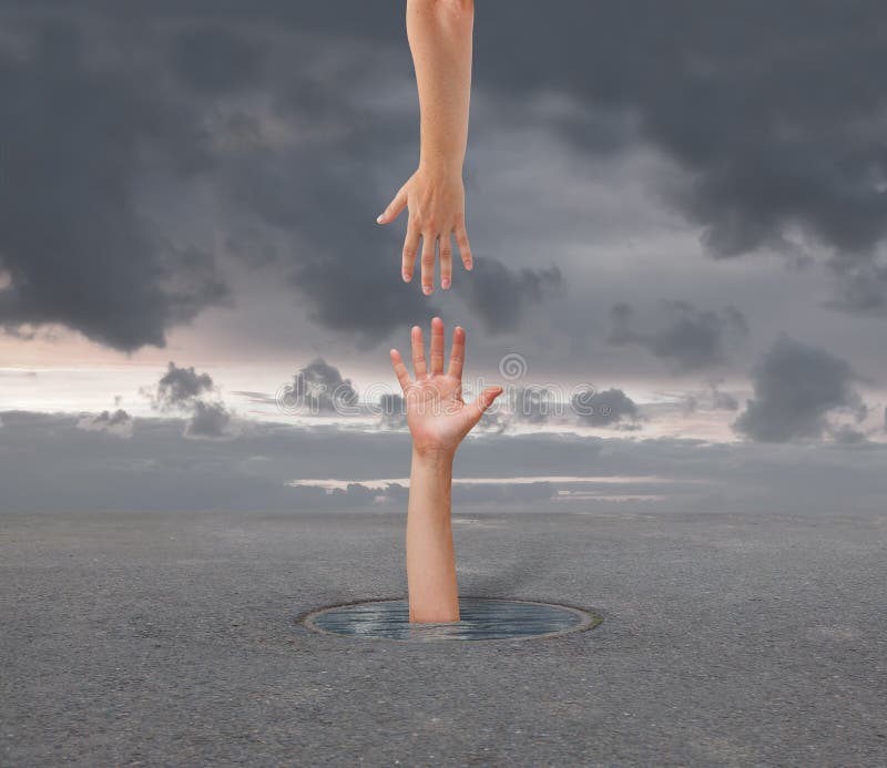 Rescue stock photo. Image of hand, cloud, help, inconvenience - 45312008