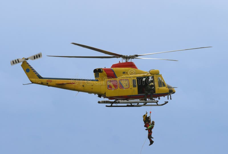 Rescue by helicopter stock photo. Image of saving, search - 140664