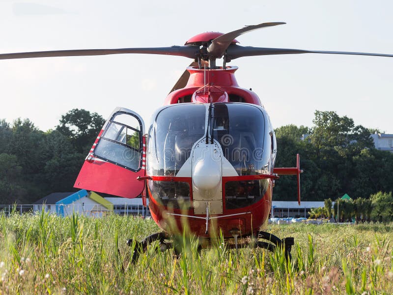 Rescue helicopter stock image. Image of ambulance, airplane - 42448311
