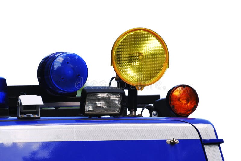 Police Car Searchlight stock photo. Image of guard, auto - 10203106