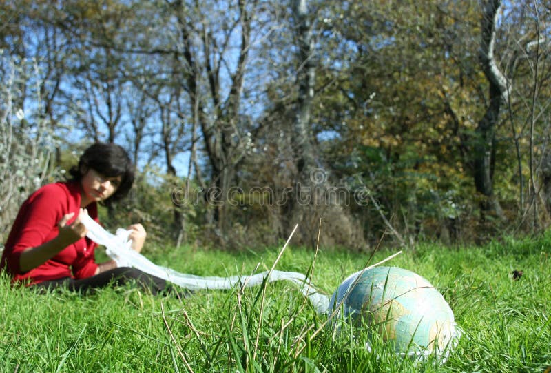 Rescue a planet stock image. Image of healthcare, green - 7096255