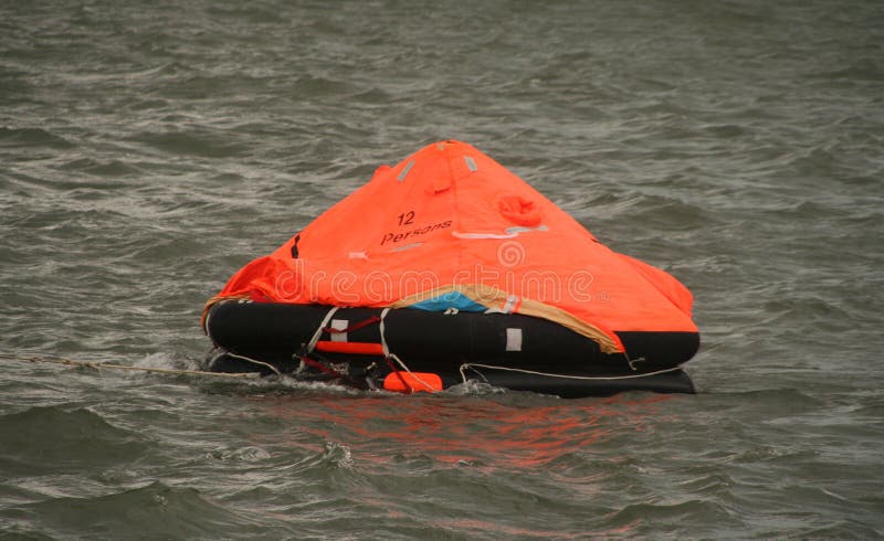 Rescue Raft stock photo. Image of water, real, ocean - 11705502