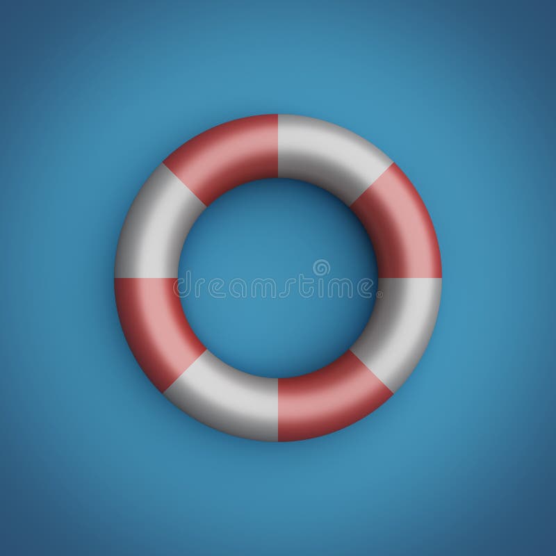 Rescue Ring Vector Icon Logo Boat Swimming Pool Beach Sea Ocean Anchor ...