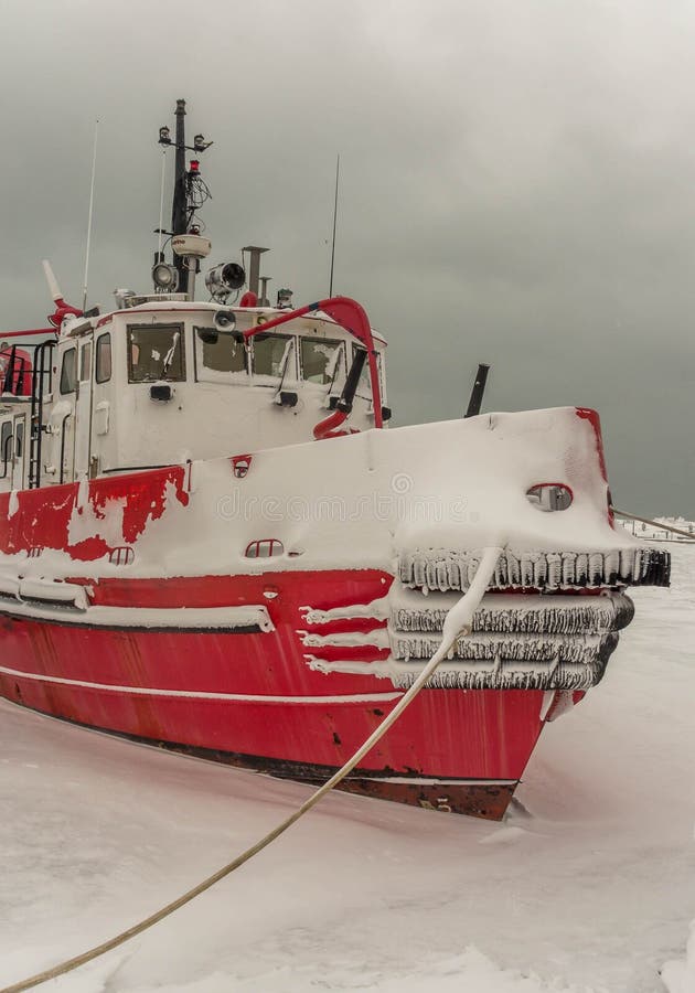 Rescue ship stock image. Image of january, nature, cold - 51471343