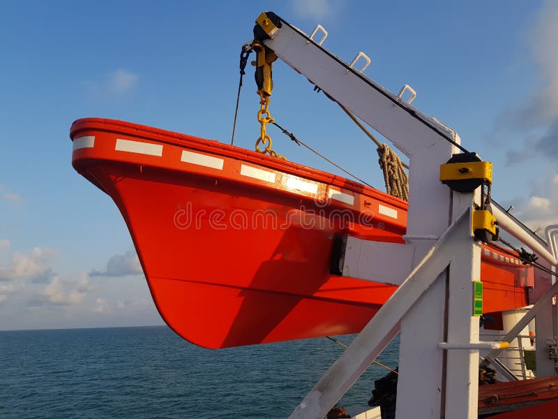 Rescue Ship in Times of Emergency or Commonly Called a Lifeboat Stock ...