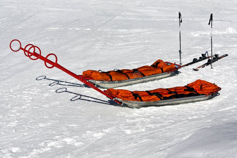 Rescue sled stock photo. Image of snow, rescue, medical - 7146926