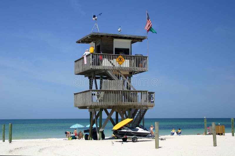 Rescue Station stock image. Image of gulf, safety, people - 109837