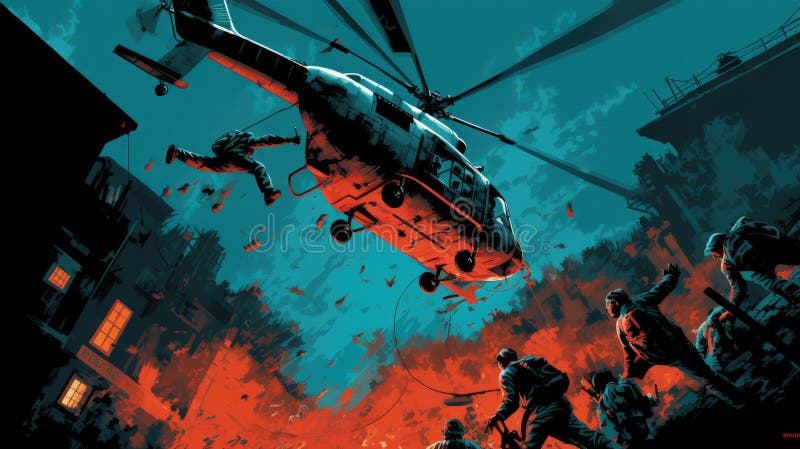 The Rescue Team is Working at the Site of the Man-made Disaster ...